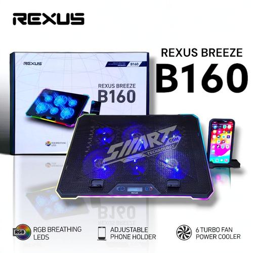 Jual Rexus Cooling Pad Breeze B160 Fan With RGB - Kota Bukittinggi ...