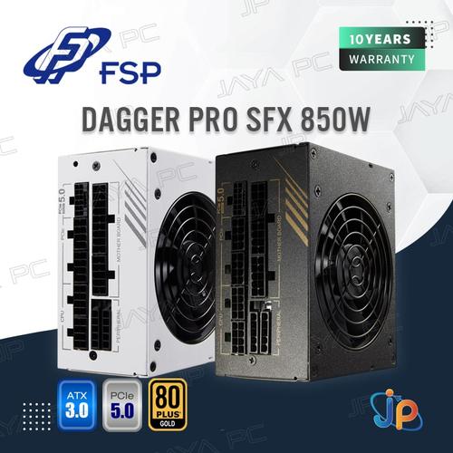 Promo FSP DAGGER PRO SFX 850W ATX 3.0 PCIE5 PSU - Power Supply 850Watt ...