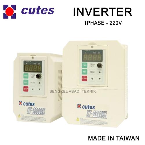 Jual INVERTER CUTES CT-2002-ES-3A7 3.7KW 5HP 1PHASE 220V - Jakarta ...