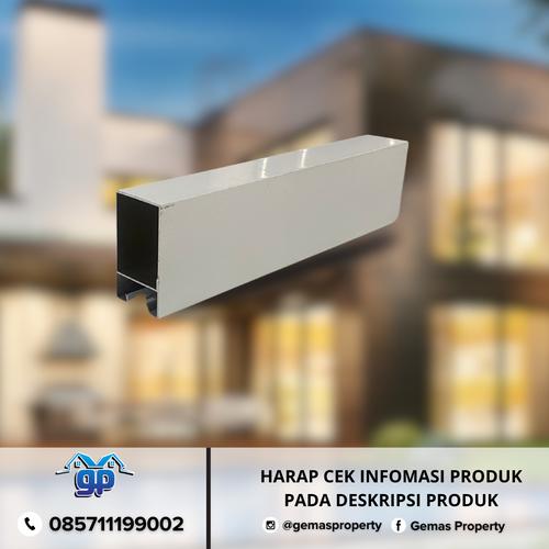 Jual Aluminium Tiang Polos Profile 9055 Sliding Door - permeter , Putih ...