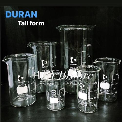 Jual DURAN Beaker Tall Form 50ml, 100ml, 150ml, 250ml, 400ml - 800 ml - Jakarta Timur ...