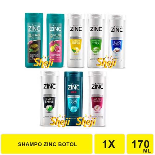Jual 1 PCS SHAMPO ZINC 170 ML BOTOL - ZINC BIRU, BOTOL 170 ML - Jakarta ...
