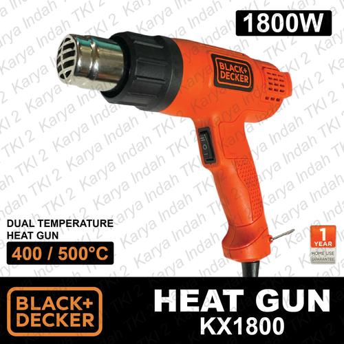 Jual Heat Gun 1800 W BLACK DECKER KX1800 Hot Gun 1800 Watt 550 Derajat ...