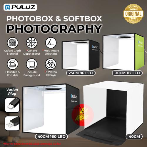 Promo PhotoBox Photo Foto Box 40cm portable portabel Mini Studio Light ...