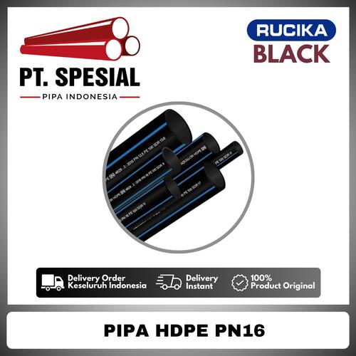 Jual Rucika Pipa HDPE PN16 / DN40 - DN110 / Roll 50 Meter - 12 - DN63 ...