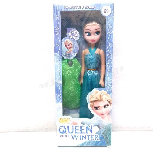 Jual Mainan Anak Boneka Perempuan Berbi Frozen Queen Winter no 526 ...