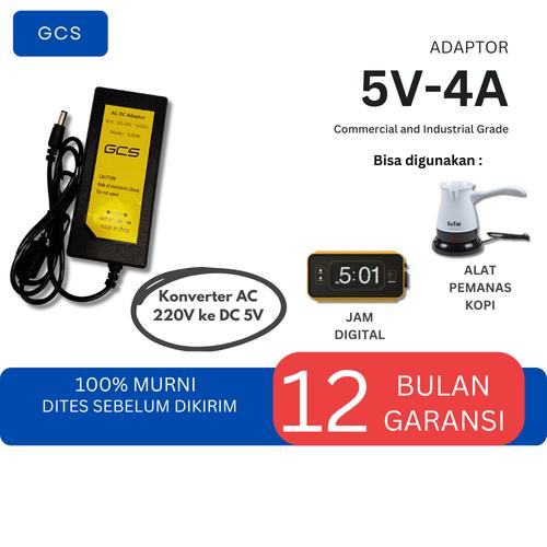 Promo Adaptor 5V 4A Jack DC GCS 20 Watt Adaptor Router Wifi Lampu LED ...