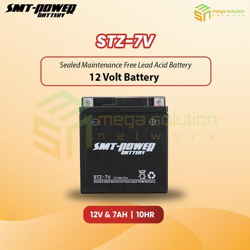 Jual AKI KERING MOTOR 12V 7AH SMT POWER STZ-7V 10HR - Jakarta Pusat ...