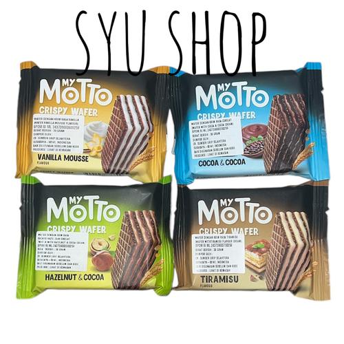 Jual My motto chocolate hazelnut tiramisu wafer cocoa cacao 34gr ...