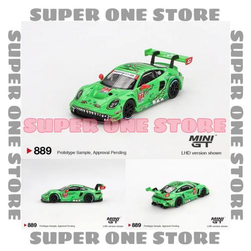 Jual MINI GT 889 Porsche 911 GT3 R #77 AO Racing 2024 IMSA Daytona 24 ...