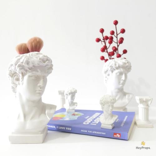 Jual properti photo mini pilar romawi kuno - sculpture head props foto ...
