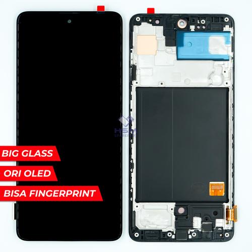 Promo LCD SAMSUNG GALAXY A51 2020/A515F OLED FINGERPRINT FULLSET ...