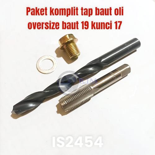 Jual Paket komplit tinggal pakai tap set baut oli oversize baut 19 kunci 17 - Jakarta Timur ...