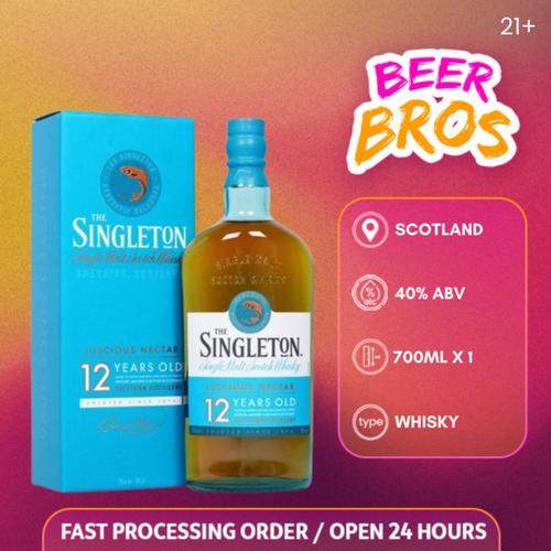 Promo The Singleton 12 Year Old Luscious Nectar Dufftown Single Malt ...