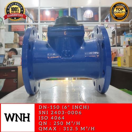 Jual 6" FLOW WATER METER WNH 6 INCH INCI METERAN AIR FLANGE END 6” Flow ...