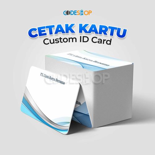 Jual Jual Cetak Kartu Preprinted - Kartu Identitas - Print Custom Name ...