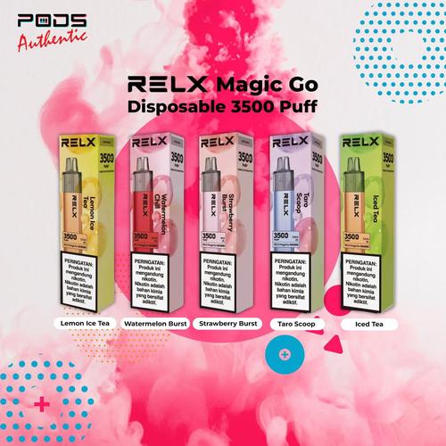 Jual RELX MAGIC GO 3500puff Disposable - Iced Tea - Kab. Badung ...