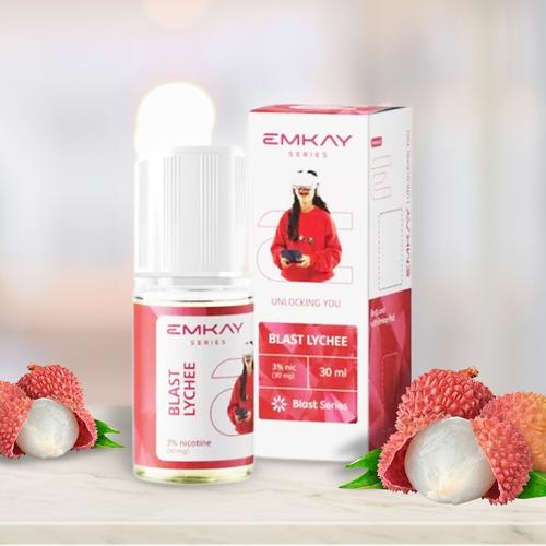 Jual Emkay Blast Lychee Blast Salt Nic 30ML by Emkay Brewer - Liquid ...