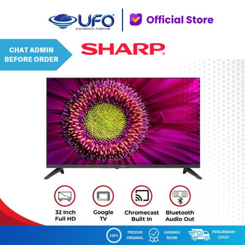 Promo SHARP 2TC32GH3000I SMART GOOGLE TV 32" LED TV 2K Cicil 0% 3x ...