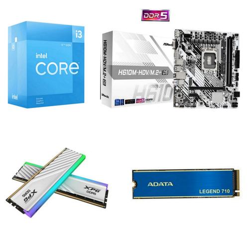 Jual Paket Processor Intel Core i3 12100 / i3 12100F Box Gen 12 RAM ...