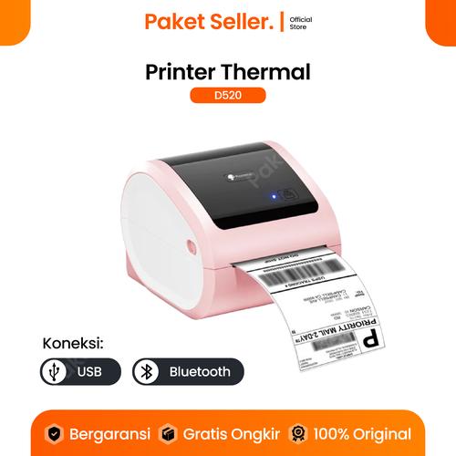 Jual Printer Barcode Thermal AIMO D520 110mm A6 - Bluetooth USB, Tanpa ...