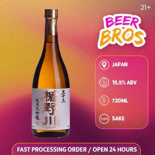 Promo Tatenokawa 33 Junmai Daiginjo Sake 720ml Cicil 0% 3x - Jakarta Barat - BEERBROS Indonesia ...