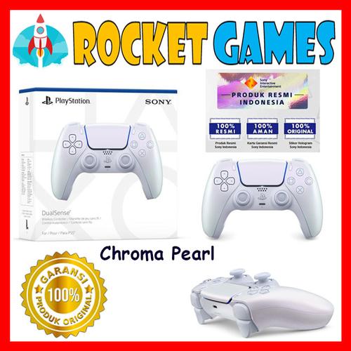 Promo PS5 Dualsense Dual Sense Stik Controller Wireless Chroma Pearl ...