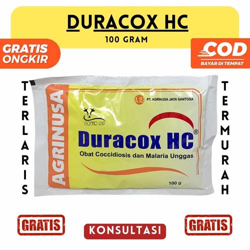 Jual Obat Koksidiosis Untuk Unggas - Duracox HC - 100 gr - Ayam Bebek ...