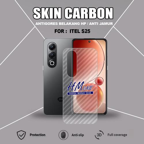 Jual Itel S25 Itel S25 Ultra Itel A50 Skin Carbon 3D Antigores Skin Carbon Itel S25 Itel S25 ...