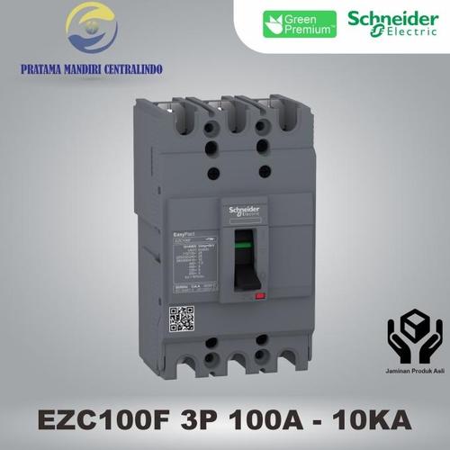 Jual MCCB EZC100F 3P 100A 10KA EASYPACT SCHNEIDER BREAKER 3POLE EZC100F3100 BEST QUALITY - Kota ...