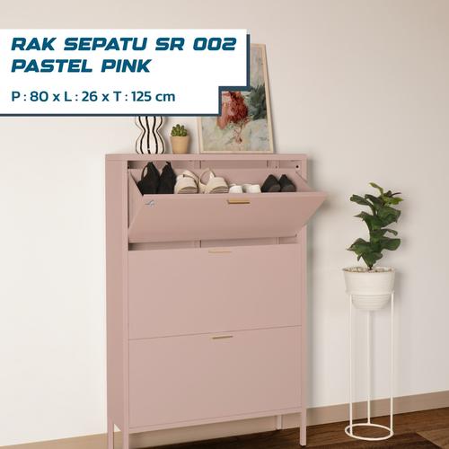 Jual Rak sepatu besi/ Rak sepatu full besi - Pastel pink - Kota Bandung ...