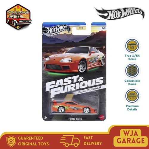 Promo Hot Wheels Toyota Supra Fast Furious Brian Oconner Set Orange ...