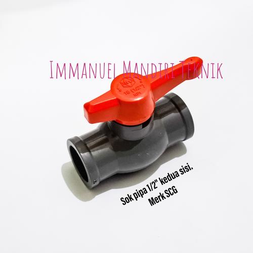 Jual Ball valve 1/2 merk SCG pvc / Stop kran 1/2 SCG pvc - Jakarta Barat - Immanuel Mandiri ...