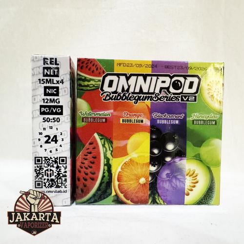 Jual PODS FRIENDLY OMNIPOD BUBBLEGUM V2 PACK PODS 15ML X 4PCS BY ...
