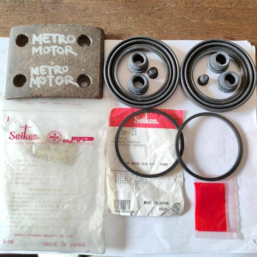 Jual Kaliper caliper kit set seal rem Toyota Innova depan Seiken Jepang ...