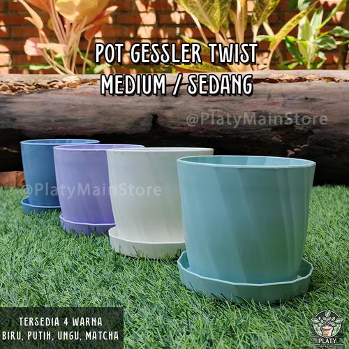 Jual Pot Gessler Ukuran "M" Twist Italian Design | Original Gessler ...