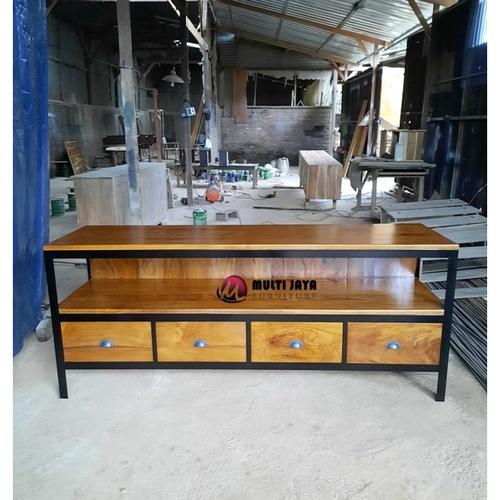 Jual Buffet TV Industrial Besi dan Kayu Jati Solid - Kab. Jepara ...