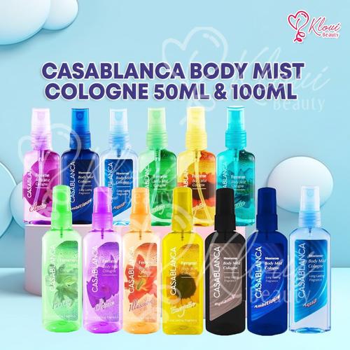 Jual Casablanca Body Mist 50ml & 100ml Original 100% || Parfum Tubuh ...
