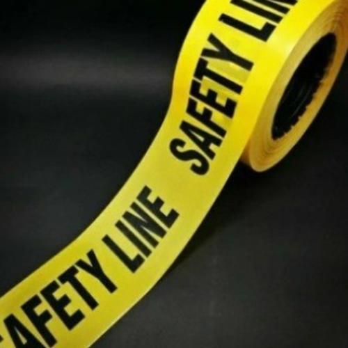Jual Garis Proyek Police Line " SAFETY LINE " Uk 3 inch x 300 Meter ...