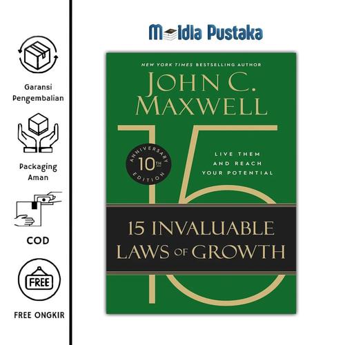 Jual The 15 Invaluable Laws of Growth by John C. Maxwell (English ...