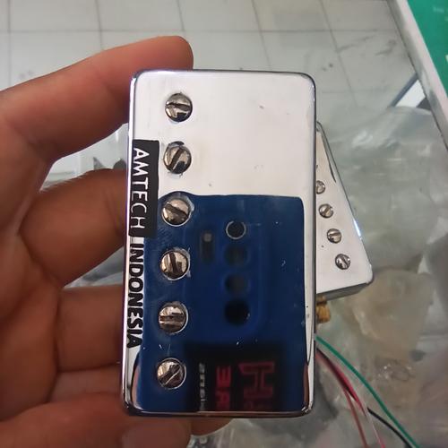 Jual Pickups Spull Gitar Hambucker AMTECH model Gibson kaleng warna ...