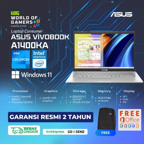 Jual Asus Vivobook 14 A1400KA 14.0-inch FHD Intel Celeron N4500 4GB ...