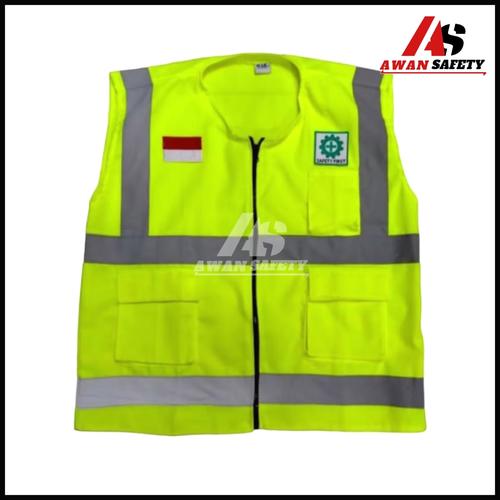 Jual Rompi Safety Proyek Bahan Kain Drill Berkualitas - Merah, Rompi ...