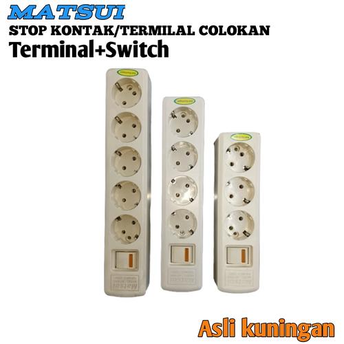 Jual Stop kontak terminal MATSUI/terminal colokan/terminal listrik ...