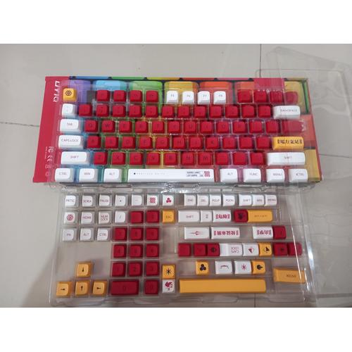 Jual Keycaps Evangelion-02 Asuka PBT 138 keys - Kota Bandung ...