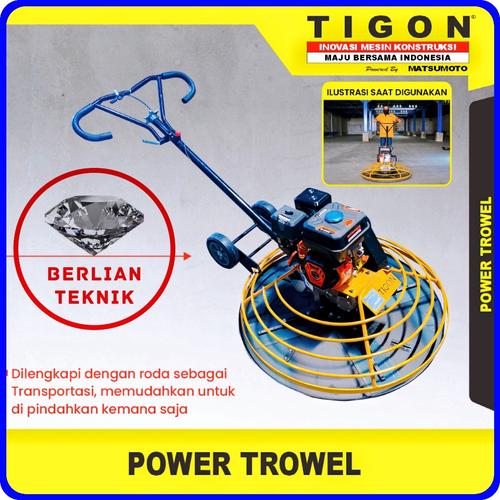 Jual Power Trowel Helikopter Tigon TG-CT 100 + Mesin Bensin 7 HP ...