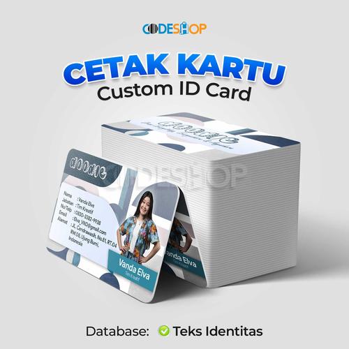 Jual Jual Cetak Kartu Preprinted-ID Card - Kartu Identitas - Custom ...