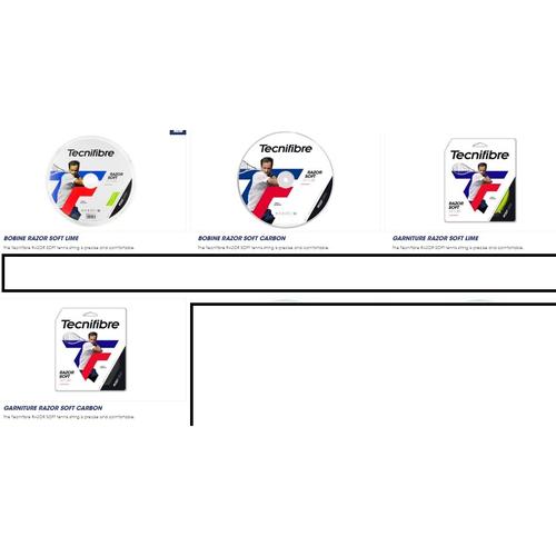 Jual Tecnifibre Tennis String [Razor Soft/X-One Biphase/TGV/Triax/Razor ...