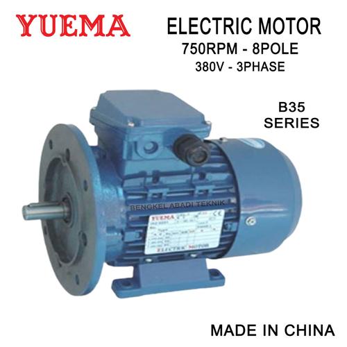 Jual ELECTRIC MOTOR YUEMA SA 3KW 4HP 750RPM 3PHASE B35 - Jakarta Barat ...
