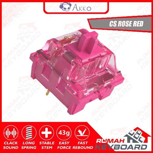 Jual SWITCH - AKKO ROSE RED - 3 PIN - 43g - PCB MOUNT - LINEAR - Jakarta Barat - Rumah Gaming ...